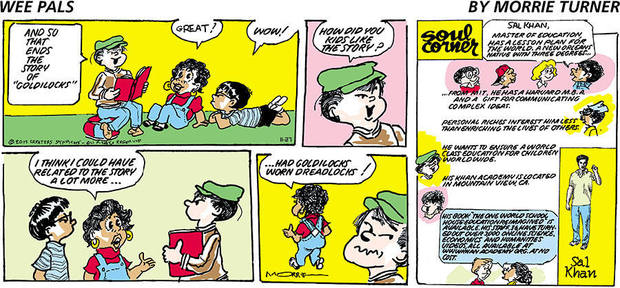 Wee Pals for Nov 27, 2022, by Morrie Turner | Creators Syndicate