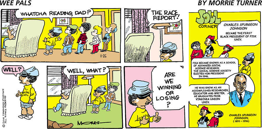 Wee Pals for Nov 26, 2023, by Morrie Turner | Creators Syndicate