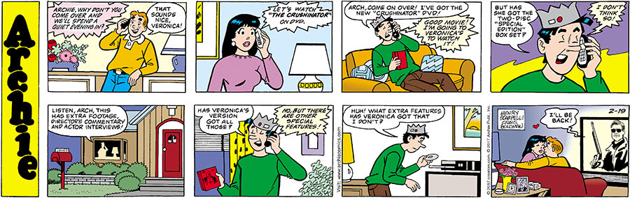 Archie for Feb 19, 2017, by Archie Comic Publications, Craig Boldman ...