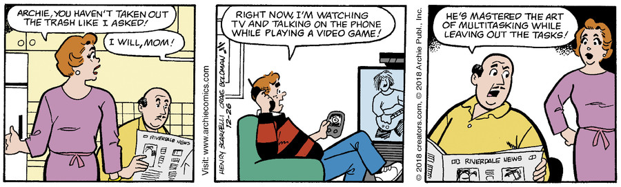 Archie for Dec 26, 2018, by Archie Comic Publications, Craig Boldman ...