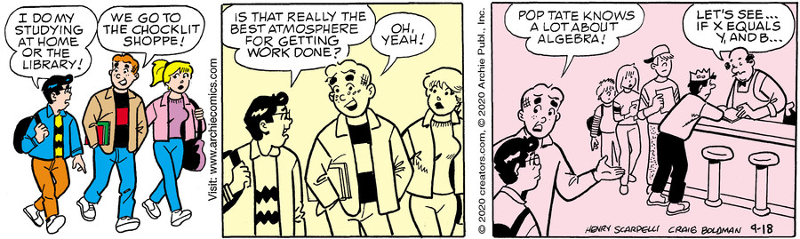 Archie for Sep 18, 2020, by Archie Comic Publications, Craig Boldman ...