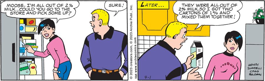 Archie for Apr 01, 2023, by Archie Comic Publications, Craig Boldman ...