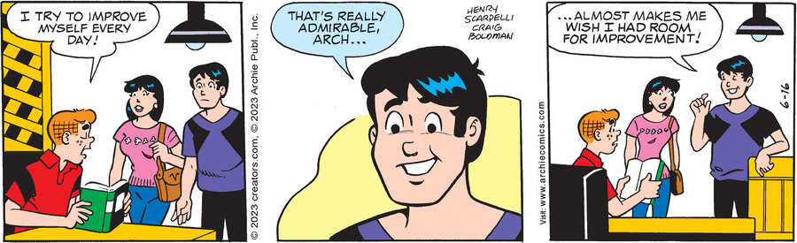Archie for Jun 16, 2023, by Archie Comic Publications, Craig Boldman ...