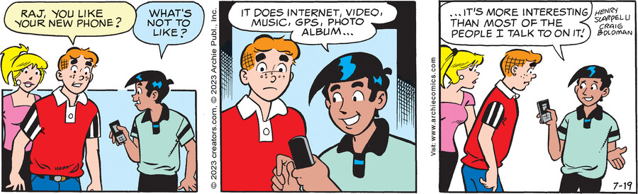 Archie for Jul 19, 2023, by Archie Comic Publications, Craig Boldman ...