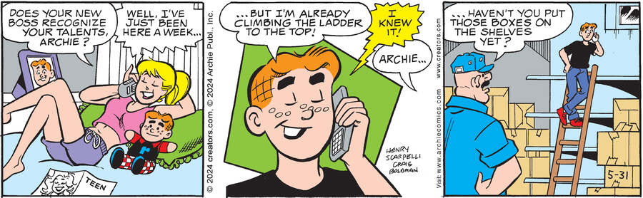 Archie for May 31, 2024, by Archie Comic Publications, Craig Boldman ...