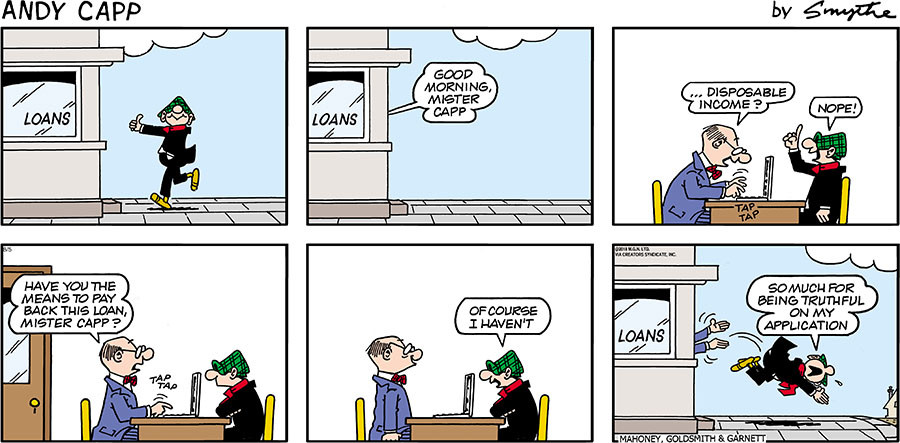 Andy Capp for Aug 05, 2018, by Reg Smythe | Creators Syndicate