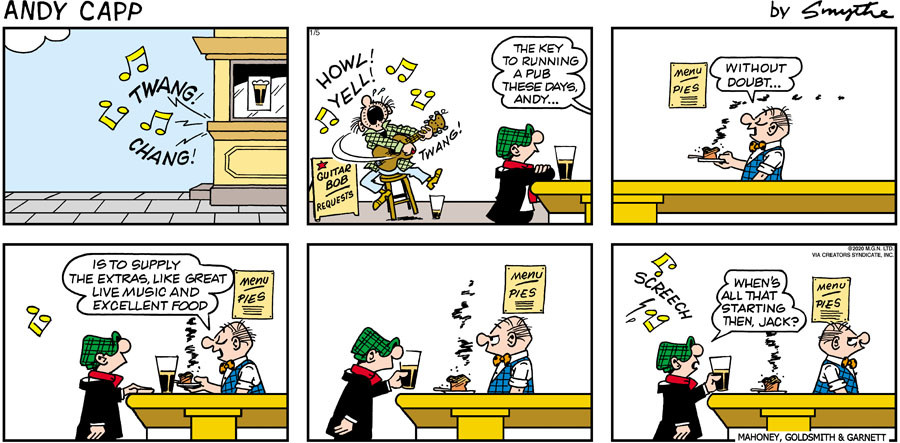Andy Capp for Jan 05, 2020, by Reg Smythe | Creators Syndicate