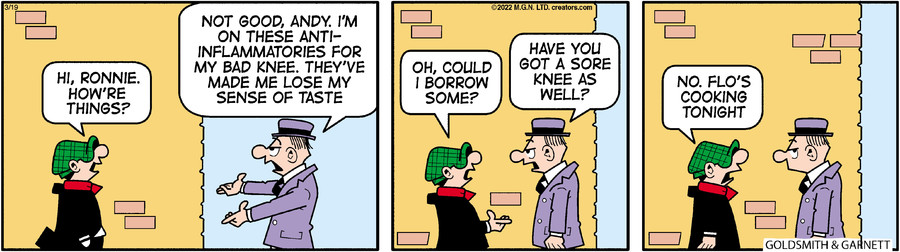 Andy Capp For Mar 19 2022 By Reg Smythe Creators Syndicate