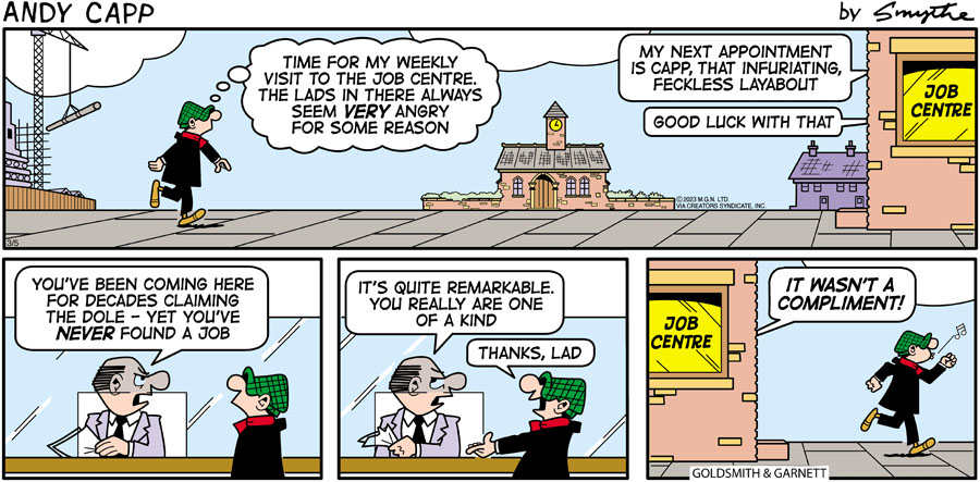 Andy Capp for Mar 05, 2023, by Reg Smythe | Creators Syndicate