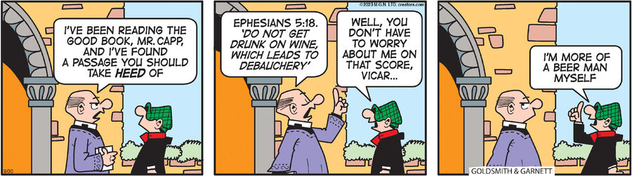Andy Capp for Sep 30, 2023, by Reg Smythe | Creators Syndicate