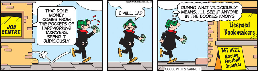 Andy Capp for Mar 13, 2024, by Reg Smythe | Creators Syndicate