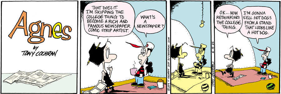 Agnes for Jun 15, 2025, by Tony Cochran | Creators Syndicate