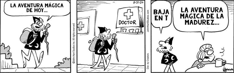 Wizard of Id Spanish for Aug 31, 2024, by Mick Mastroianni and Johnny ...