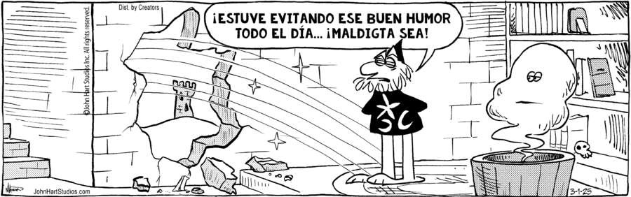 Wizard of Id Spanish for Mar 01, 2025, by Mick Mastroianni and Johnny ...