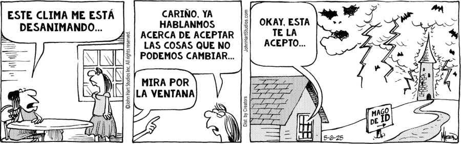 Wizard of Id Spanish for May 06, 2025, by Mick Mastroianni and Johnny ...