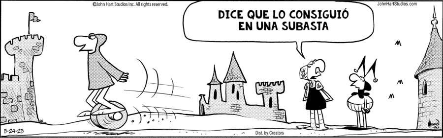 Wizard of Id Spanish for May 24, 2025, by Mick Mastroianni and Johnny ...