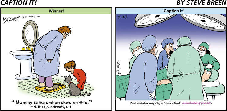 Caption It! for Mar 23, 2025, by Steve Breen | Creators Syndicate