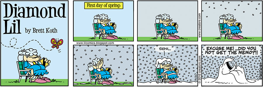 Diamond Lil for Mar 20, 2016, by Brett Koth | Creators Syndicate