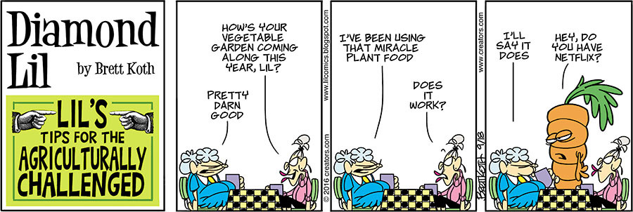 Diamond Lil for Sep 18, 2016, by Brett Koth | Creators Syndicate