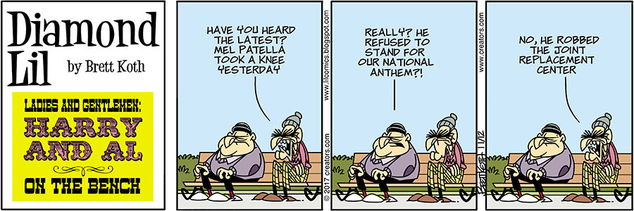Diamond Lil for Nov 12, 2017, by Brett Koth | Creators Syndicate