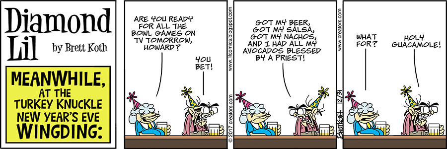 Diamond Lil for Dec 31, 2017, by Brett Koth | Creators Syndicate