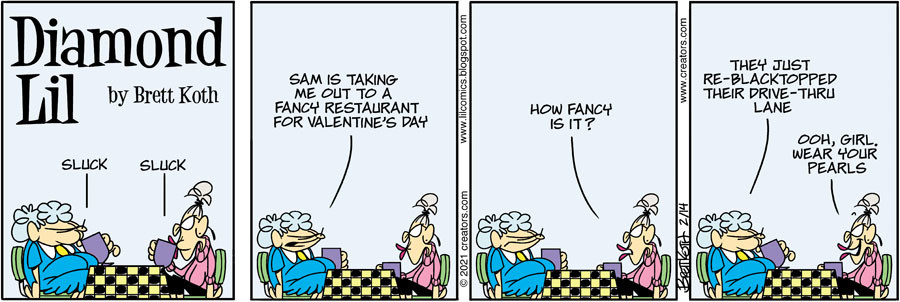 Diamond Lil for Feb 14, 2021, by Brett Koth | Creators Syndicate