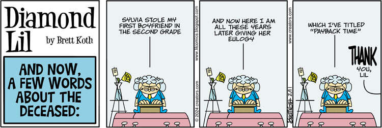 Diamond Lil for Feb 11, 2024, by Brett Koth | Creators Syndicate