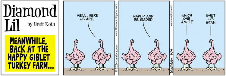 Diamond Lil for Nov 24, 2024, by Brett Koth | Creators Syndicate