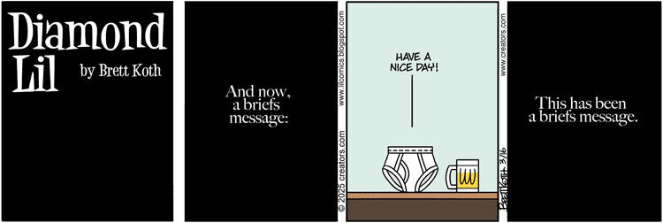 Diamond Lil for Mar 16, 2025, by Brett Koth | Creators Syndicate